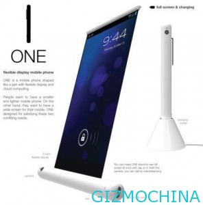 Samsung One, smartphone concept with pen-style design - Gizmochina