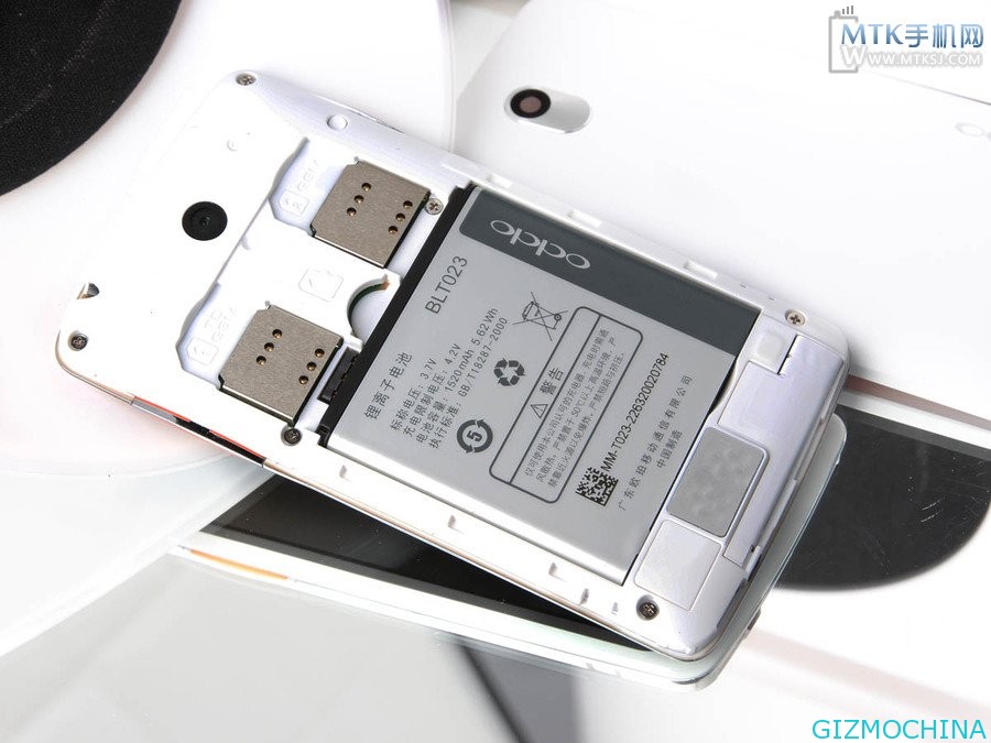 The detailed picture of Oppo R811 Android music phone - Gizmochina