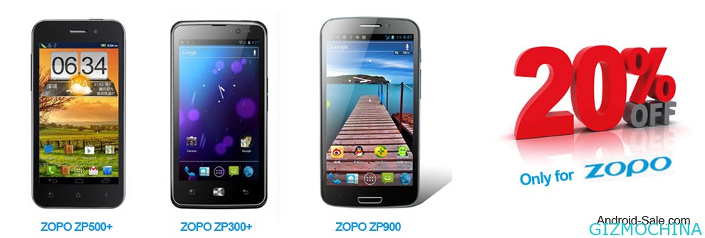 Buy ZOPO Android Phone, Get 20% OFF Discount From Android-Sale.com ...