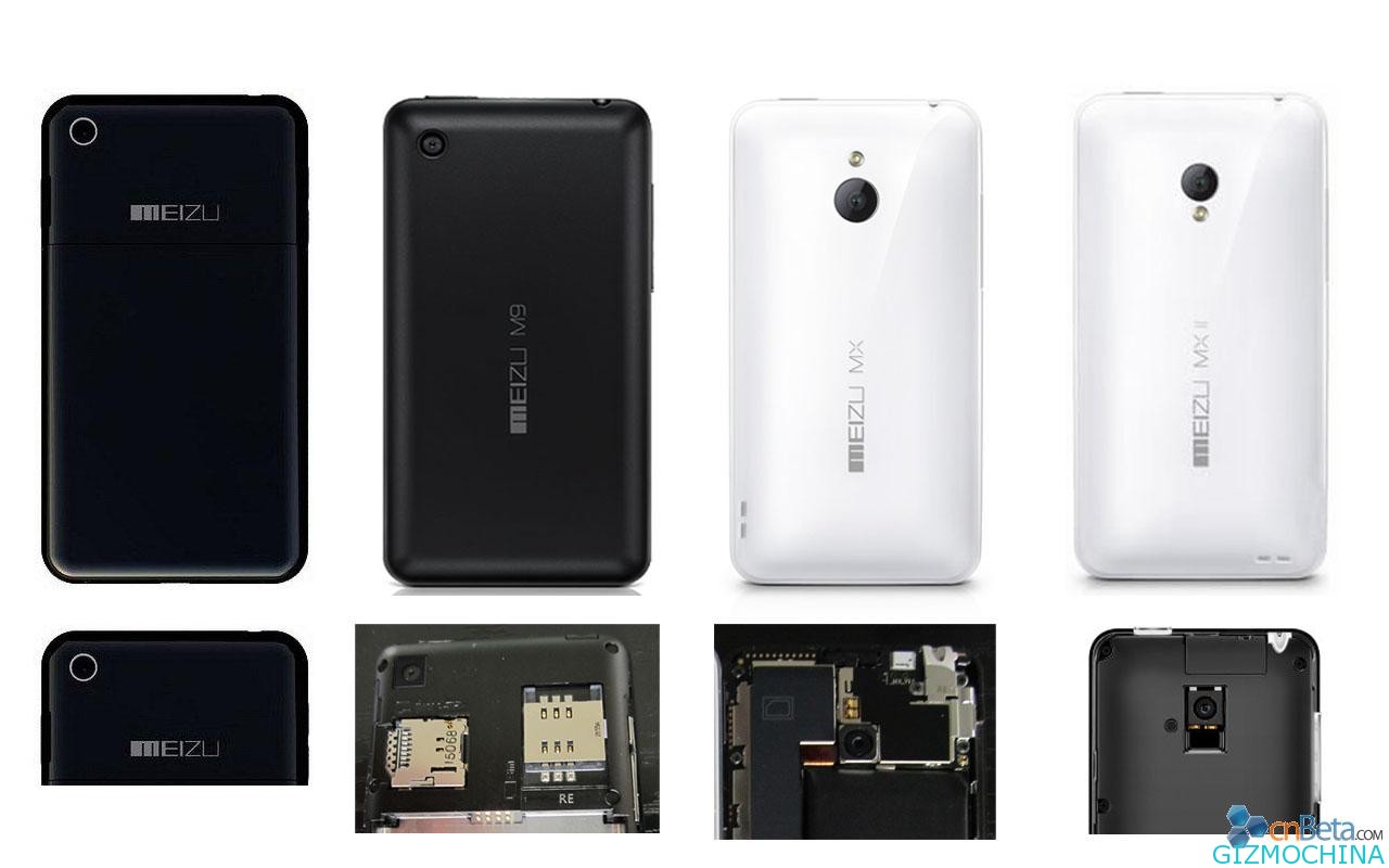 The picture of Meizu smartphone design comparison - Gizmochina