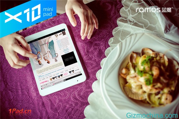 The picture of Ramos Mini Pad X10 tablet - Gizmochina