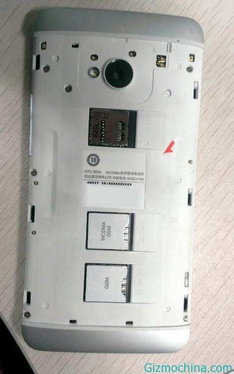 The HTC One 802w expose in China - Gizmochina