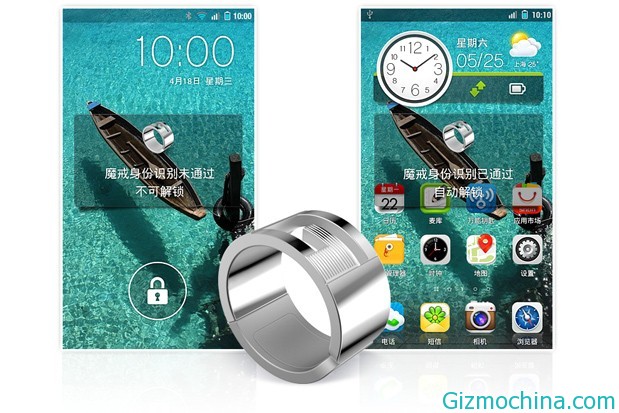 Geak Ring, unlock your phone and share phone contact through NFC ...