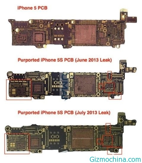 iPhone 5S screen and motherboard leaked out - Gizmochina