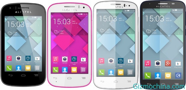 The new four series of Alcatel Pop C is heading to market - Gizmochina
