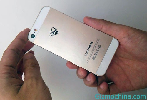 Goophone i5S Gold Phone Hands-on - Gizmochina
