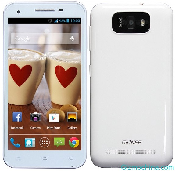 Gionee GPad G3 phablet device with 5.5 inch screen and MediaTek chipset ...