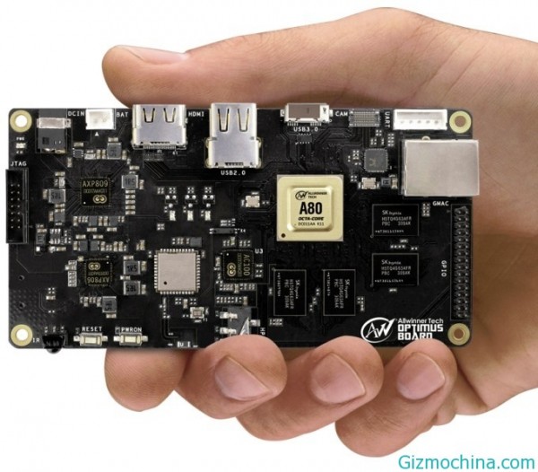 AllWinner unveiled the A80 Optimus Board, support for Octa-Core big ...