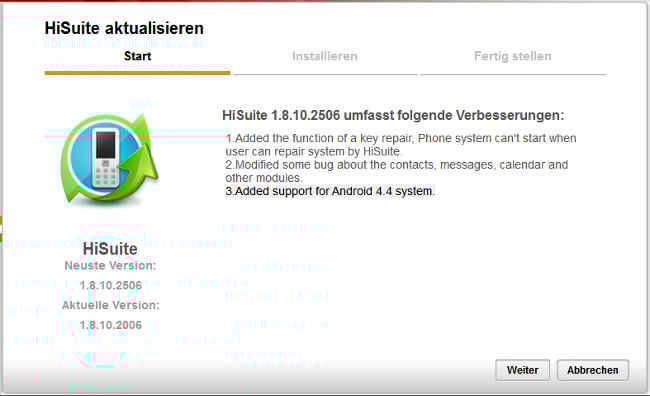 HiSuite is update, now support for KitKat - Gizmochina