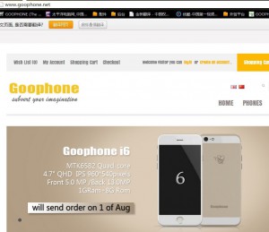 Goophone did it again! Goophone i6(Iphone6 Clone) Will Be Available at ...