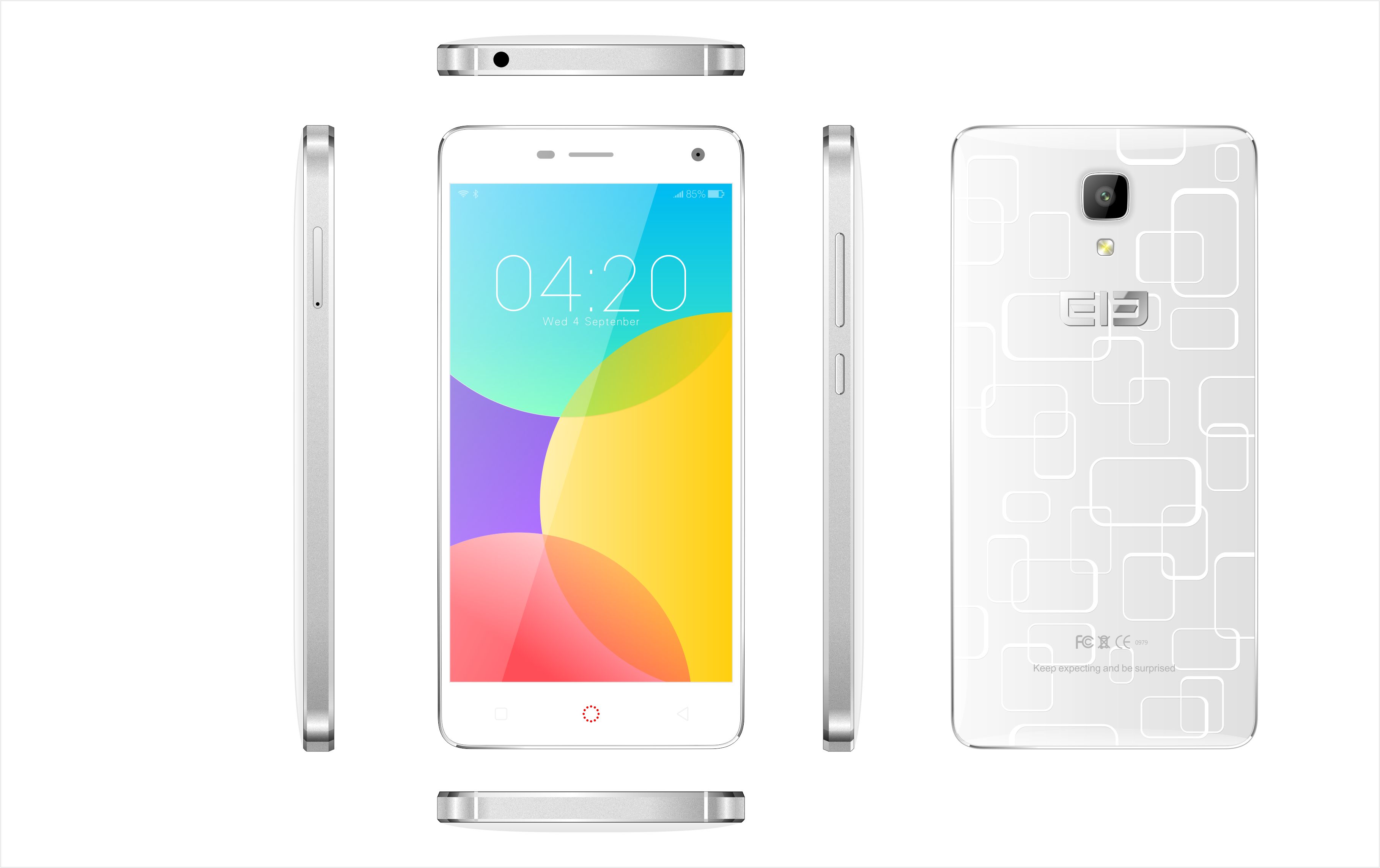 Elephone P4000's latest new render images leaked - Gizmochina