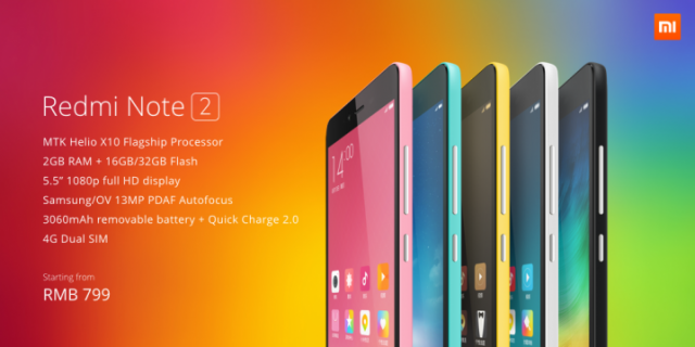 Xiaomi Redmi Note 2 Hands On Pictures Here! - Gizmochina