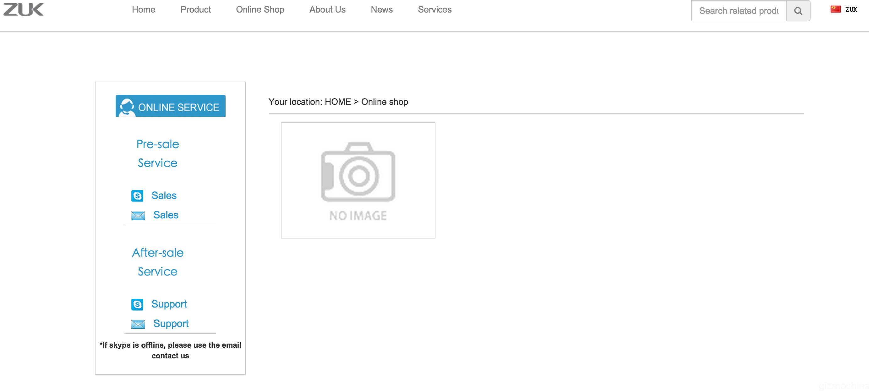 ZUK English language site now online - Gizmochina