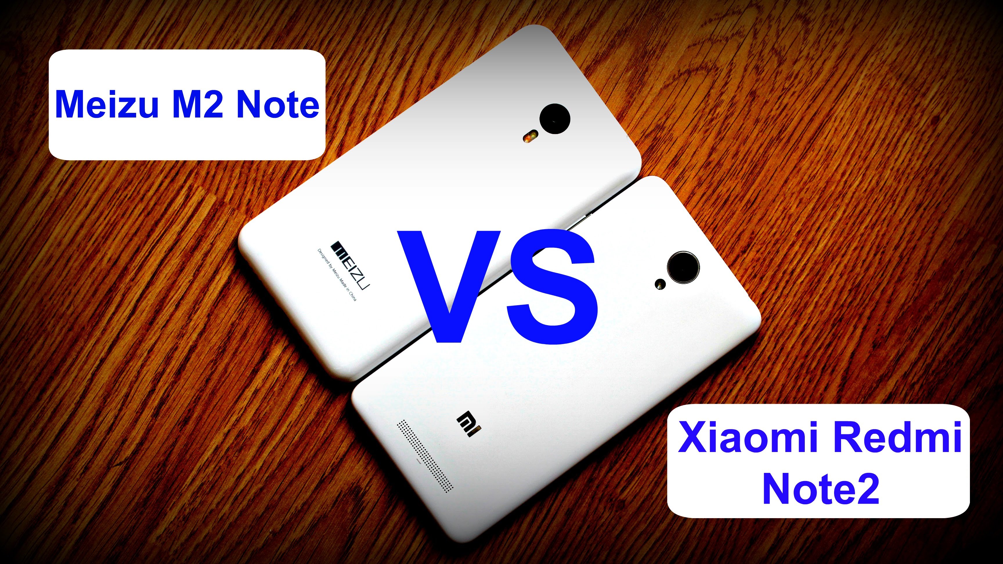 Xiaomi Redmi Note 2 vs Meizu M2 Note