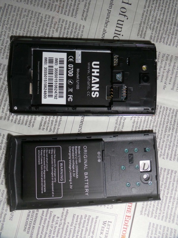 UHANS U100 Budget Luxury Smartphone: First Impressions - Gizmochina