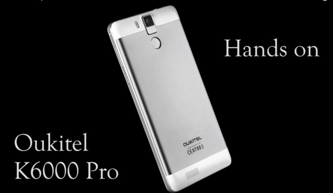 Hands on video of the Oukitel K6000 pro - Gizmochina