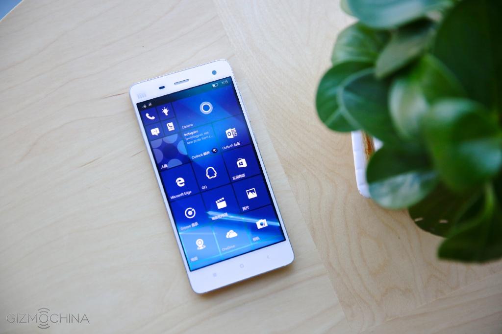 First Look At Windows 10 On Xiaomi Mi4 [Pictures] - Gizmochina