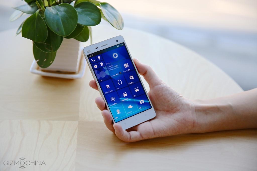 First Look At Windows 10 On Xiaomi Mi4 [Pictures] - Gizmochina