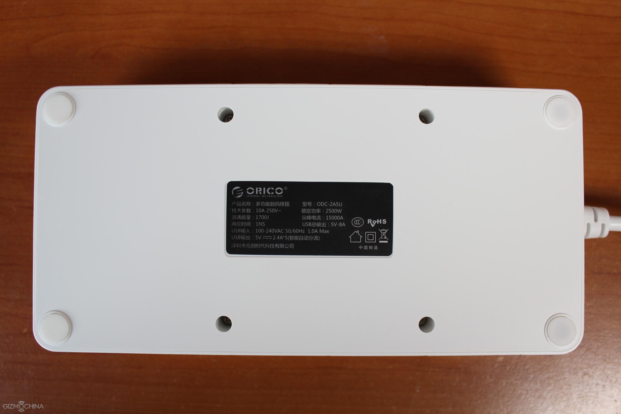 QICENT 6 outlet power strip & surge protector with 5 smart USB ports ...