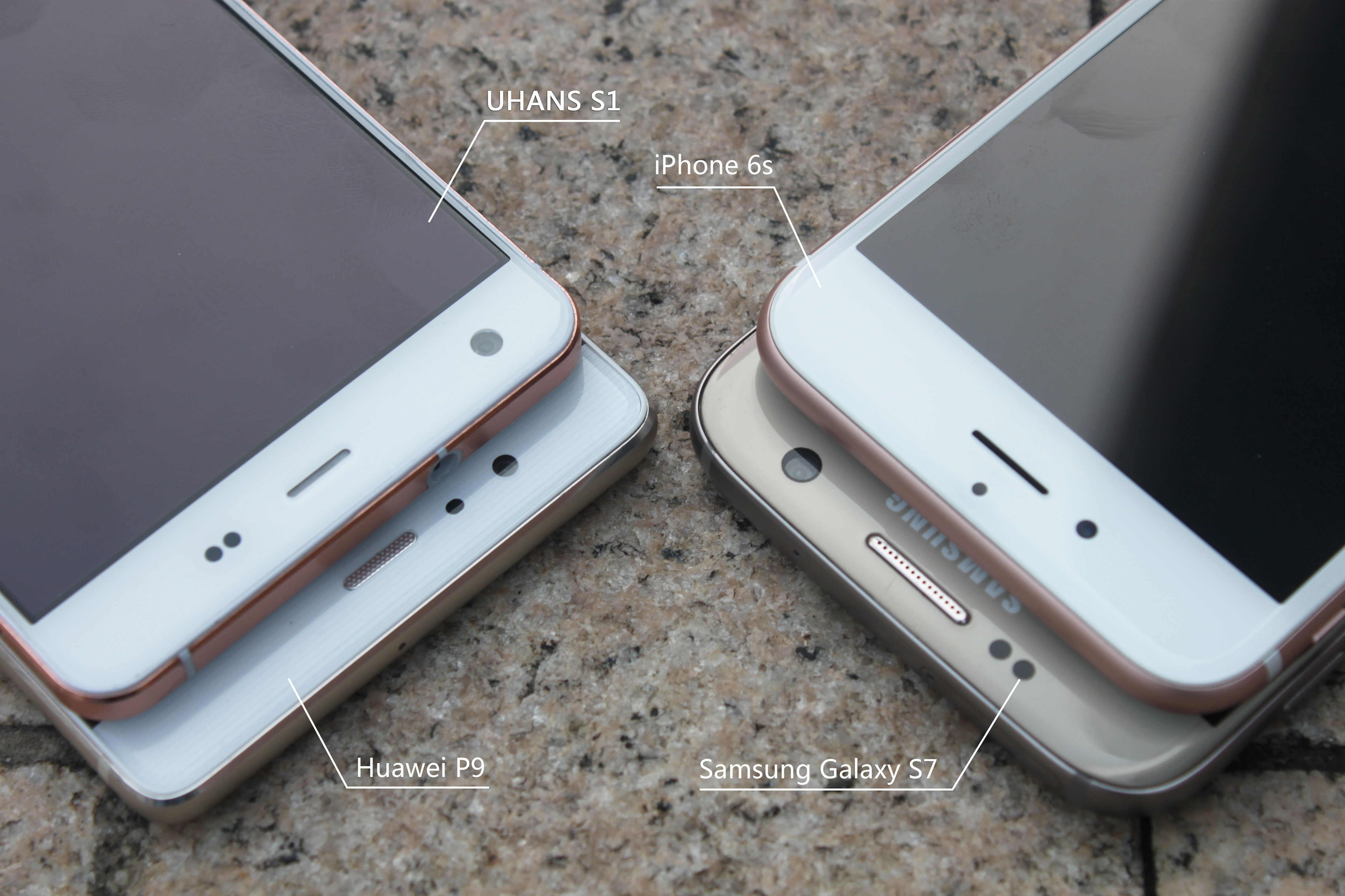 UHANS S1's Beautiful Design Gets Compared With Galaxy S7, iPhone 6S & Huawei P9 (Pictures ...