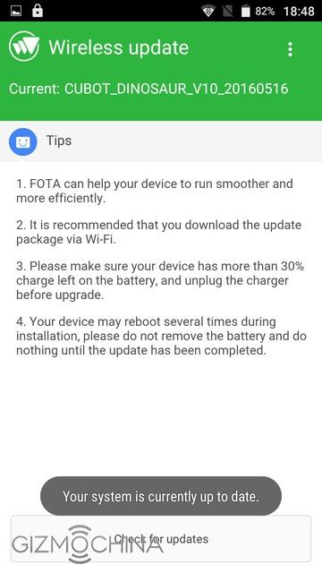 Cubot Dinosaur Review - Gizmochina