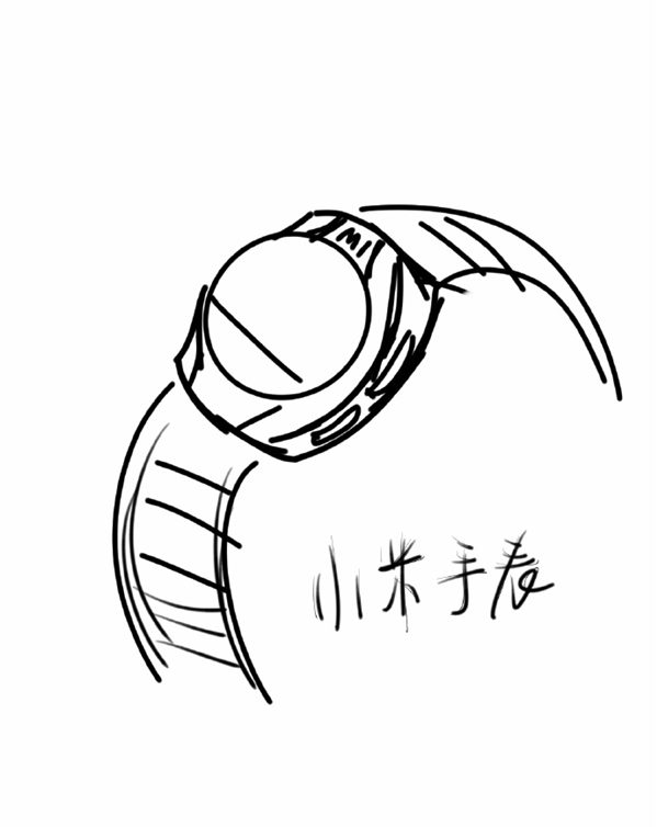 First Xiaomi Smartwatch Sketch Leaked: Check it out! - Gizmochina