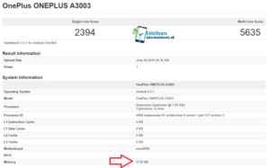 OnePlus 3 Scores Well on Latest Geekbench Benchmark Test - Gizmochina