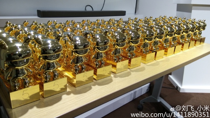 Xiaomi Gifting 24K Golden Rabbit Awards To Employees Completing 5 years ...