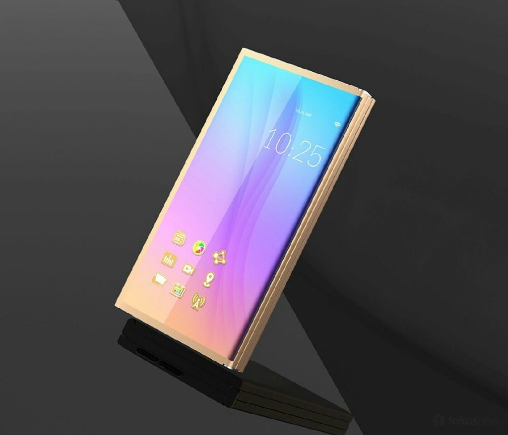 Samsung's First Foldable Display Smartphone Looks Beautiful In Concept ...