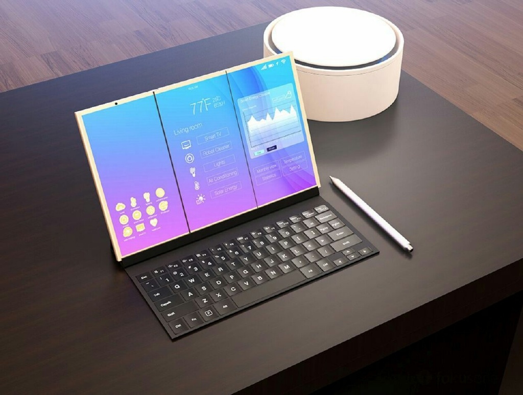 Samsung's First Foldable Display Smartphone Looks Beautiful In Concept ...