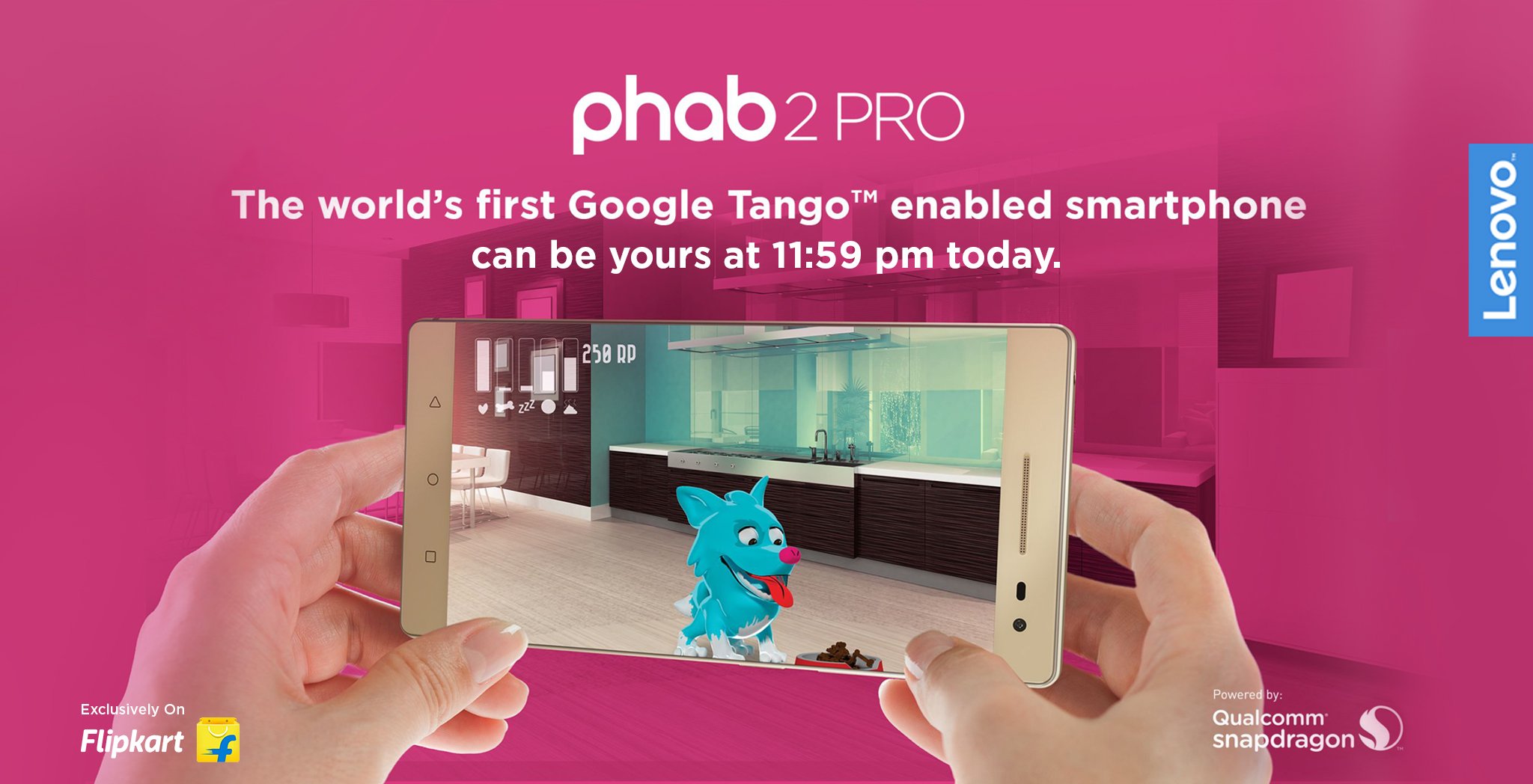 Lenovo Phab2 Pro AR Phone Launched in India with a Cheaper Price Tag - Gizmochina