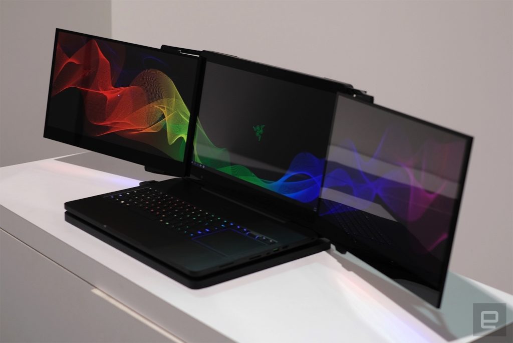 Razer Unveils a New Laptop With Three Screens Dubbed Project Valerie ...