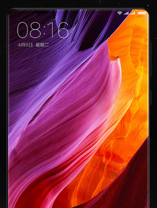 Xiaomi Mi MIX 2 May Have Curved AMOLED Display Taking up to 93% Front Area - Gizmochina