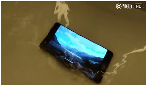 Alleged Nubia Z17 Video Showcases The Bezel-less Flagship's IP67 Waterproof Skills - Gizmochina