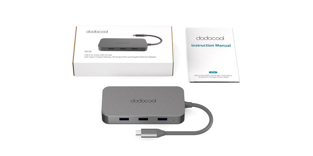 The Dodocool DC50 6-in-1 USB Hub Brings Connectivity Ease - Gizmochina