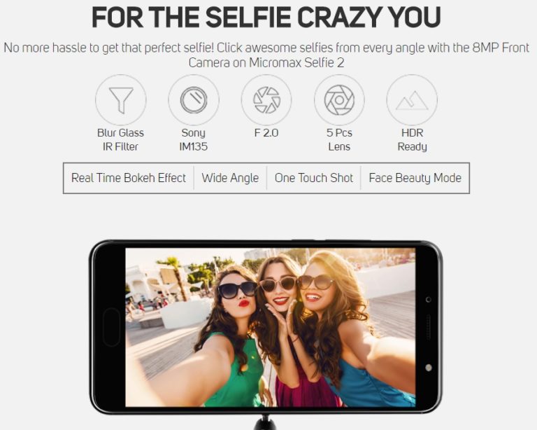 Micromax Announces Selfie 2 Smartphone With 8MP Front Facing Camera ...