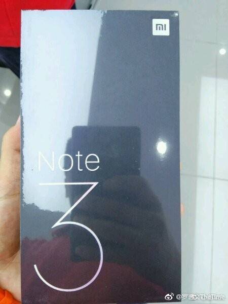 Live Images of Mi Note 3 Retail Box Leaks, Confirms Snapdragon 660 ...