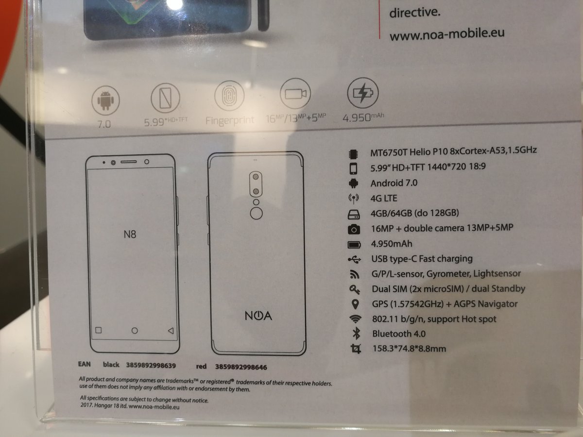 Is The Noa N8/N8 Pro A Rebranded UMIDIGI S2/S2 Pro? - Gizmochina