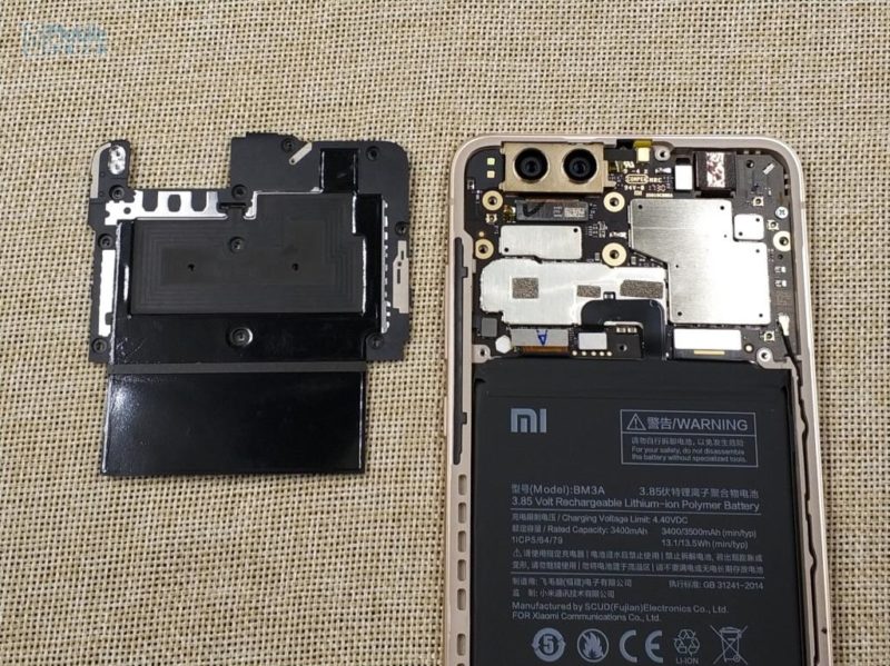 Xiaomi Mi Note 3 Teardown Reveals Three-stage Internals Similar to Mi 6 ...