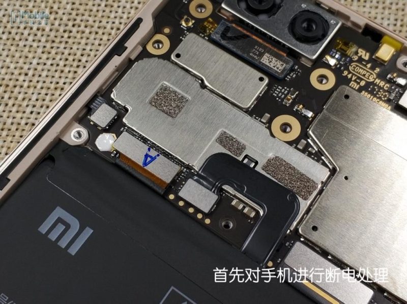 Xiaomi Mi Note 3 Teardown Reveals Three-stage Internals Similar to Mi 6 ...