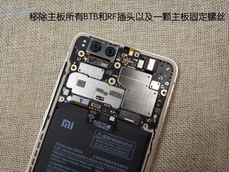 Xiaomi Mi Note 3 Teardown Reveals Three-stage Internals Similar to Mi 6 ...