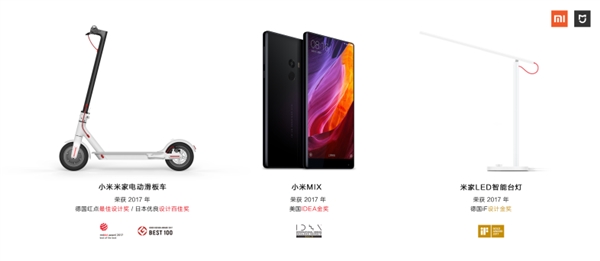 Xiaomi Products Win Big in The Good Design Awards 2017, Mi Scooter ...