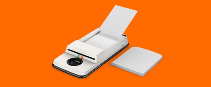 Motorola Launches $200 Polaroid Insta-Share Printer Moto Mod - Gizmochina