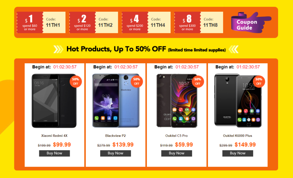 11.11 Singles Day Brings The Best Deals From All Major Sellers - Gizmochina