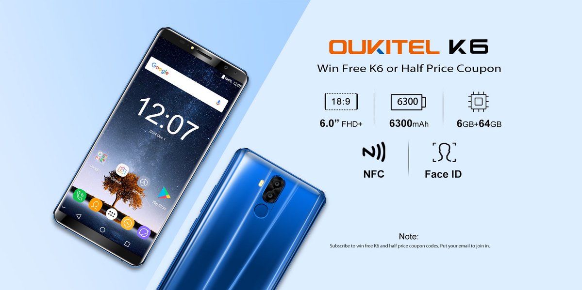 Oukitel K6 Smartphone Is Now Up For Pre-Order On Banggood For Only $199 ...