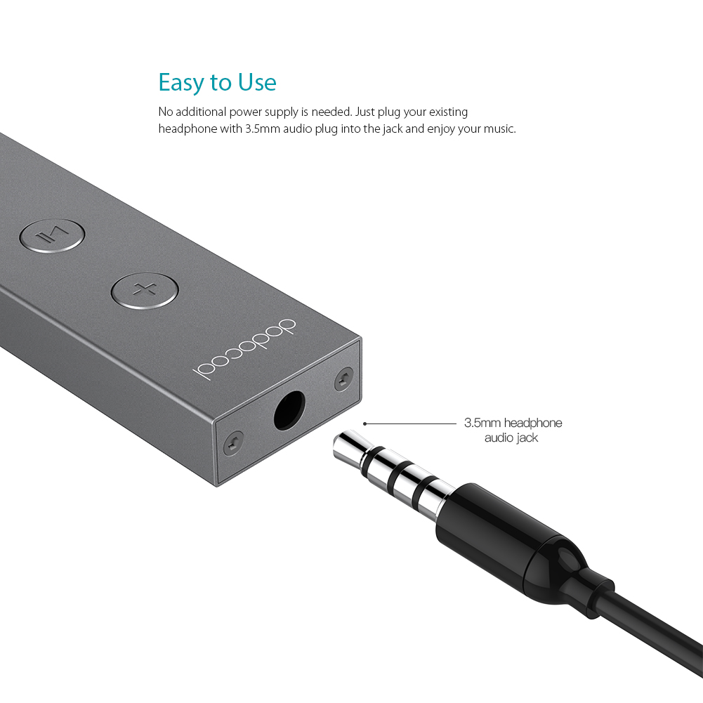 The Dodocool DA134 Hi-Res USB-C to 3.5mm Converter Features An In-line ...