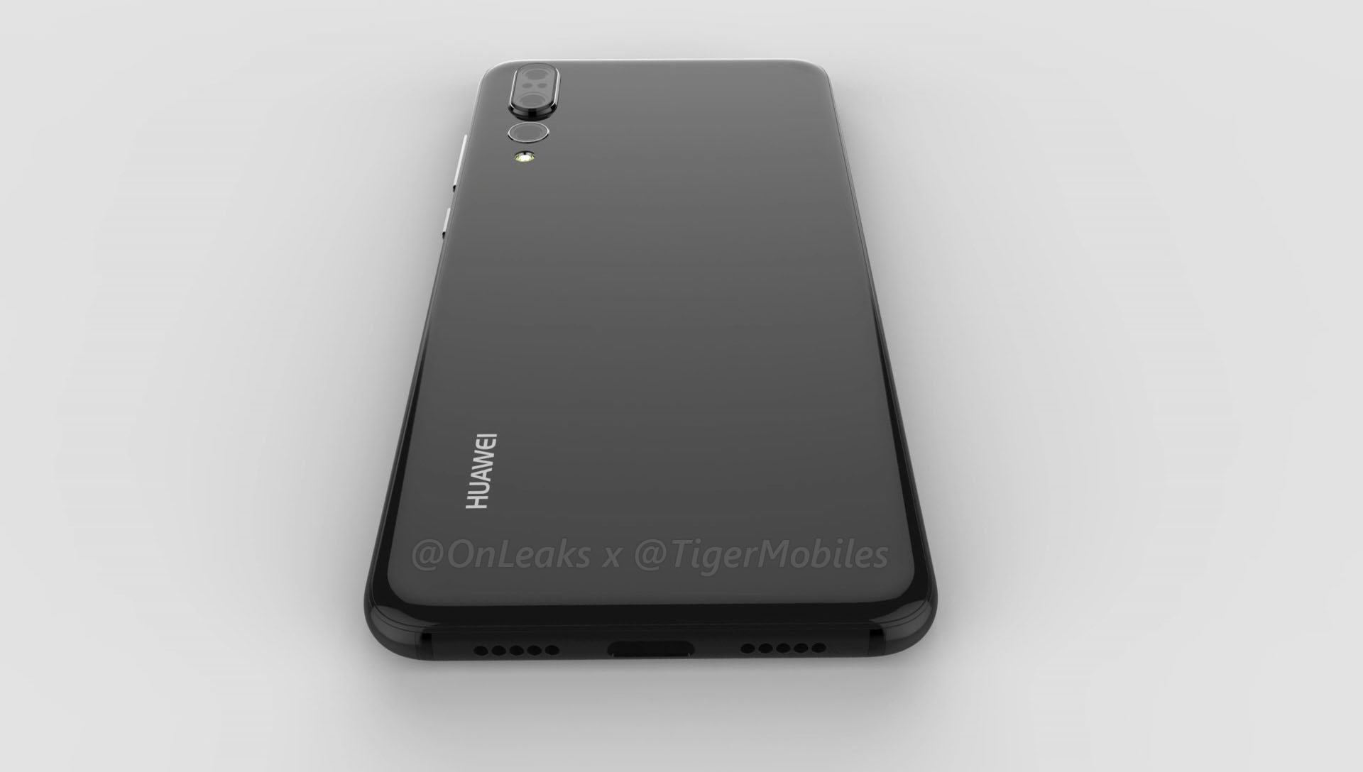 Huawei P20 Plus 3D Renders Show Unusual Triple Camera Design - Gizmochina