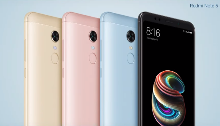 Xiaomi Redmi Note 5 Goes Official with 18:9 Display, Snapdragon 625 ...