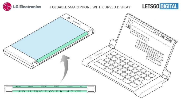 LG's Patent For Foldable Smartphone Shows Dual Display, Battery And ...