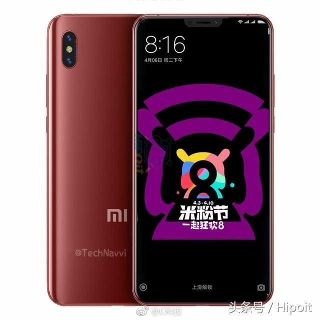 Xiaomi Mi 7 Realistic Render Shows Notched Display And Underglass ...
